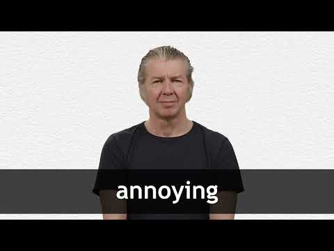 ANNOYING definition and meaning | Collins English Dictionary