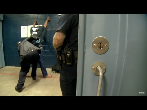 See how the Denver jail's intake process works