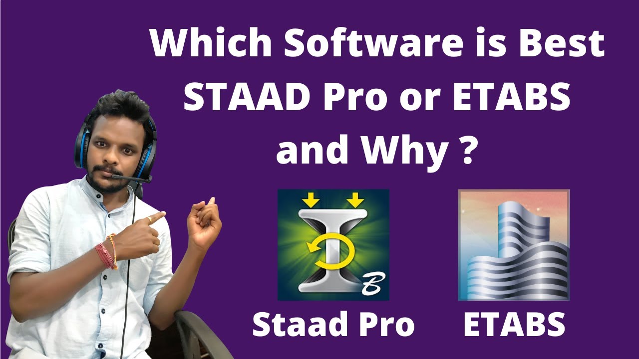 Staad Pro software or ETABS Software | Building design | Civil Engineering | online course | G+1 |