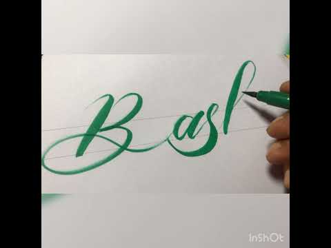 Bashir name calligraphy comment ur name subscribe @immutallyartandcalligraphy3170