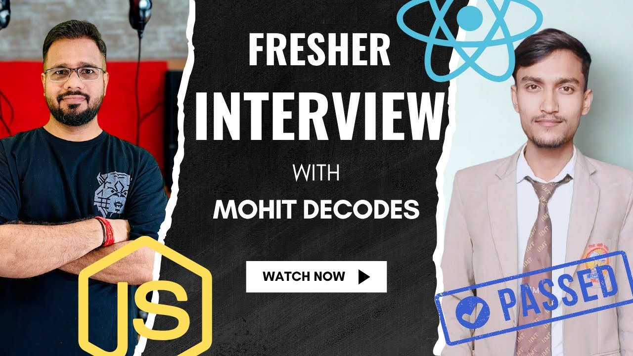 Frontend / MERN Stack Developer Mock Interview | Fresher | React & JavaScript