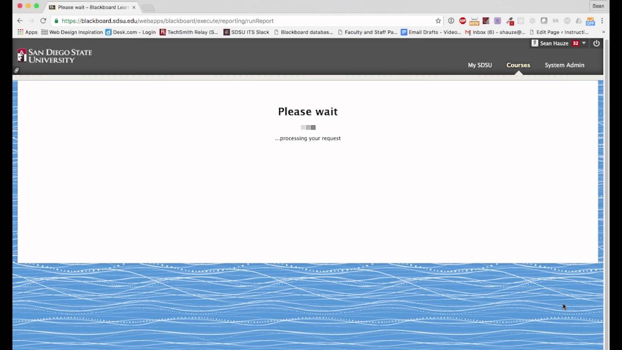 Blackboard Course Reports How-To
