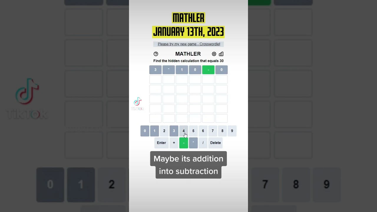 mathler - how is your friday going