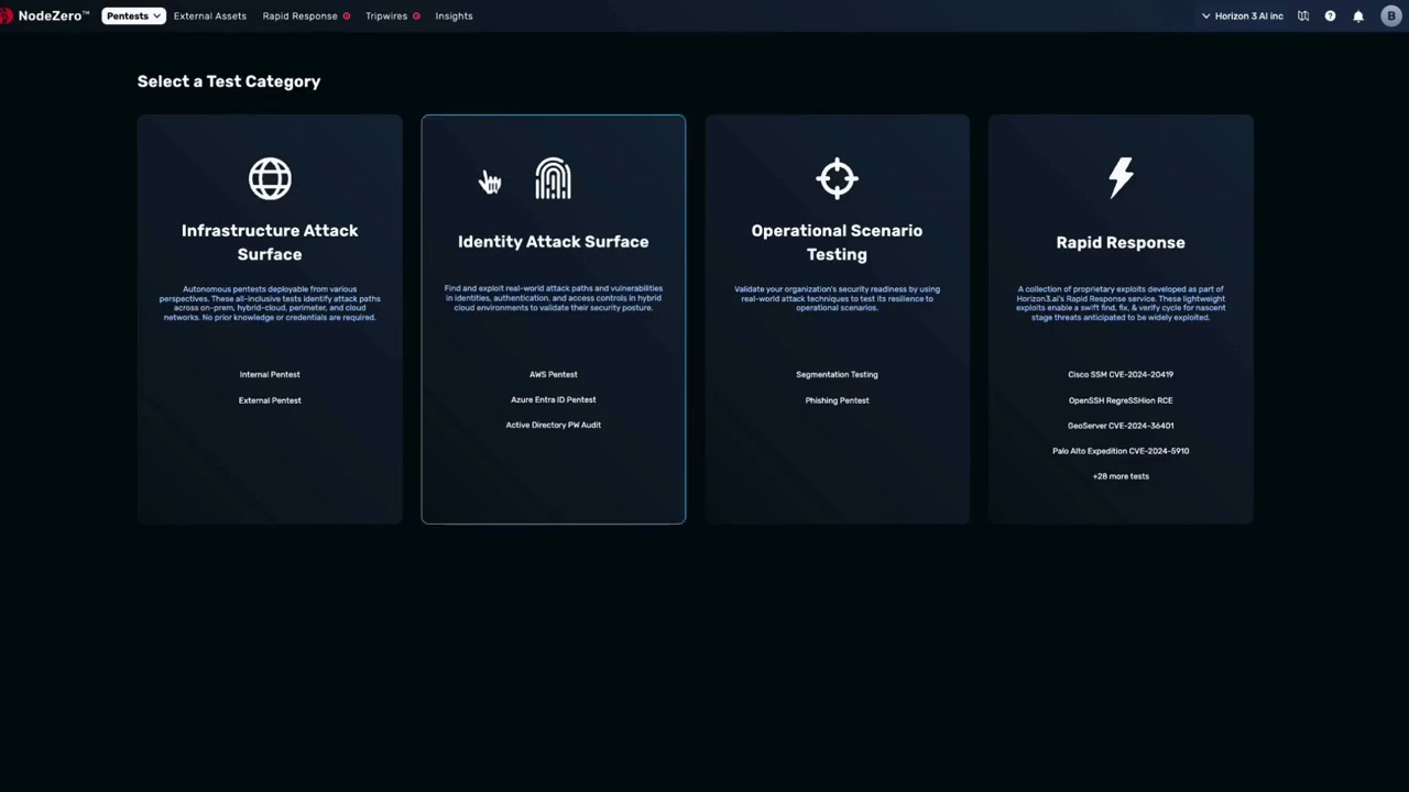 NodeZero- New Feature Cloud Pentesting