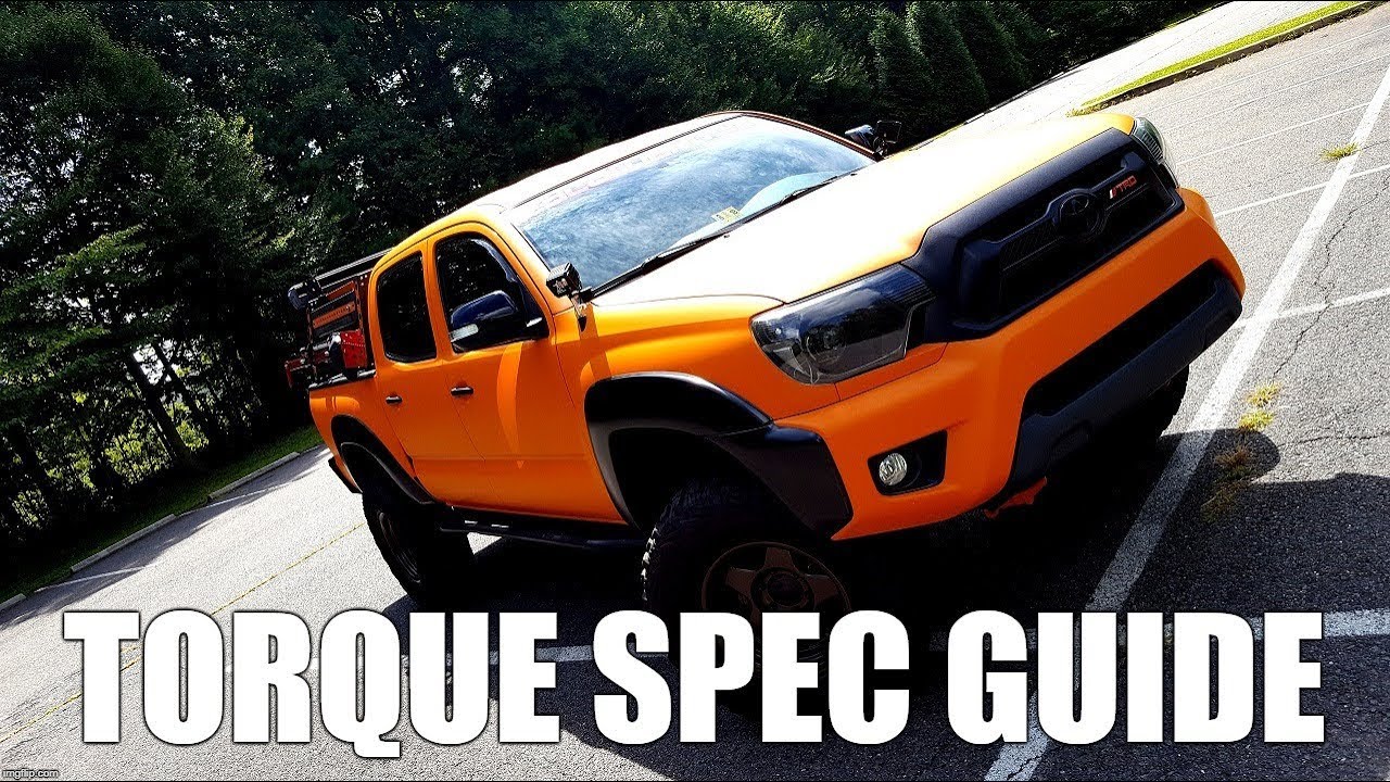 All the Torque Specs You Need to Start Working on Your Tacoma