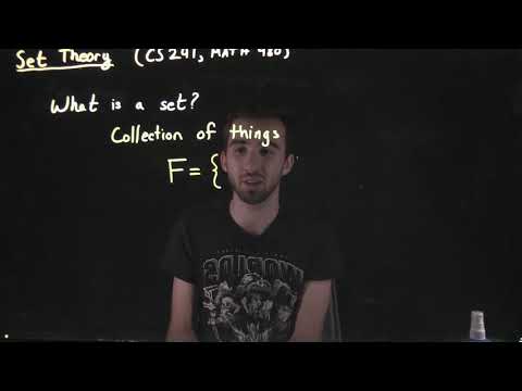Basics of Set Theory 1: What is a set?