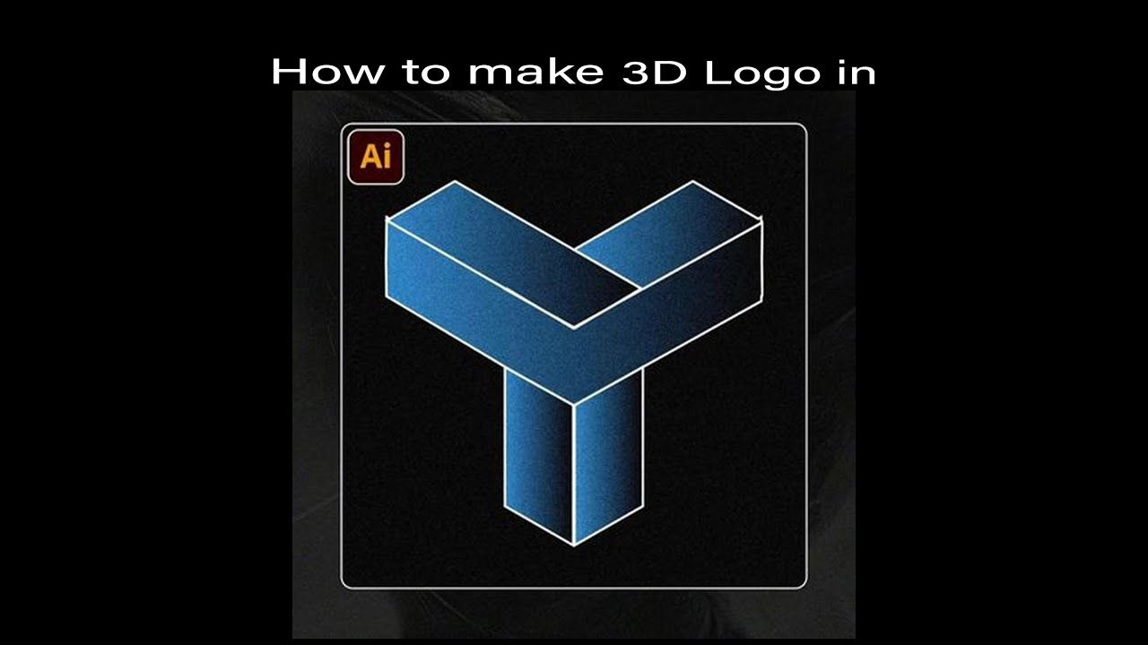 3D Logo Design Super Easy Techniques For Experts & Beginners - Adobe Illustrator Tutorial