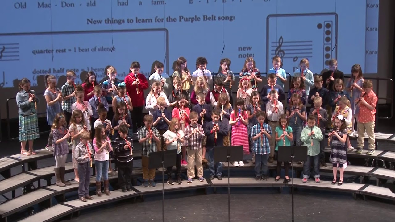 Shay Spring Concert: 3rd Grade 2018