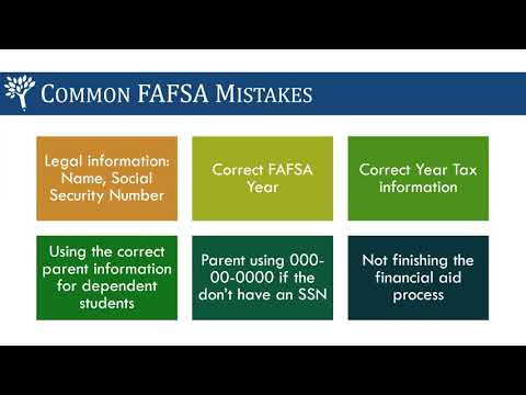 Financial Aid Application Line by Line