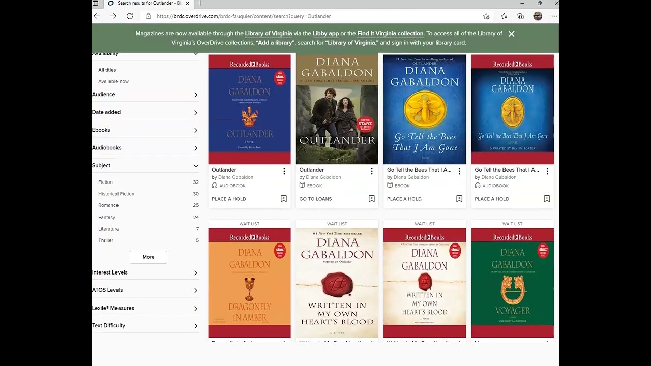 Using Overdrive @ The Library