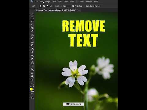 Photoshop Tutorial - Remove Text from Image #shorts #photoshop #tutorial