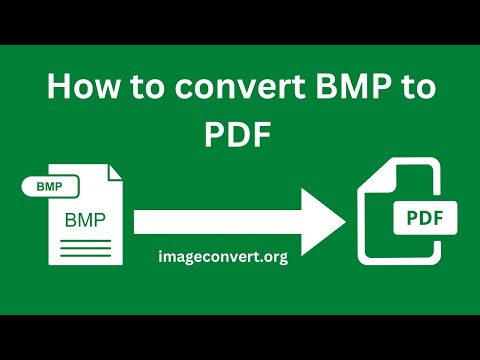 How to convert BMP to PDF