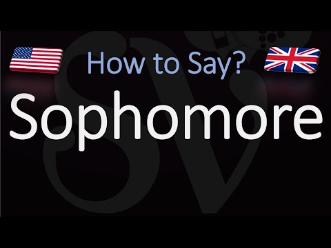 How to Pronounce Sophomore? (CORRECTLY) English, American Pronunciation & Meaning