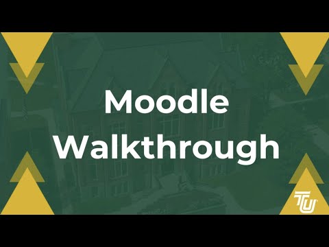 Moodle Walkthrough Video