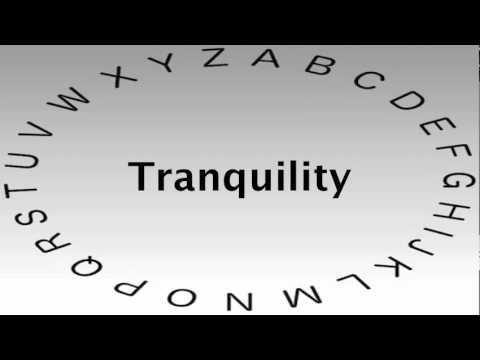 SAT Vocabulary Words and Definitions — Tranquility