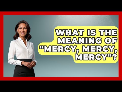 What Is The Meaning Of "Mercy, Mercy, Mercy"? - Jazz Music Legends