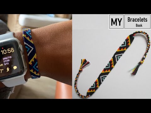 Bracelet Pattern #25005, My Braceletsbook, Friendship Bracelet, Thread wristband, Bracelet tutorial