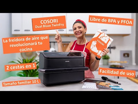 ✅ Análisis de la NUEVA🎉 Air Fryer #cosori Dual Blaze TwinFry 10 litros ¡Impresionante!+2 recetas