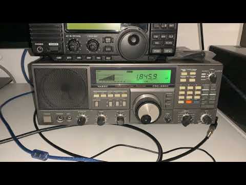 Harwell Amateur Radio Society HF net on Top Band 1.8459 kHz copied on Yaesu FRG-8800 with nice audio