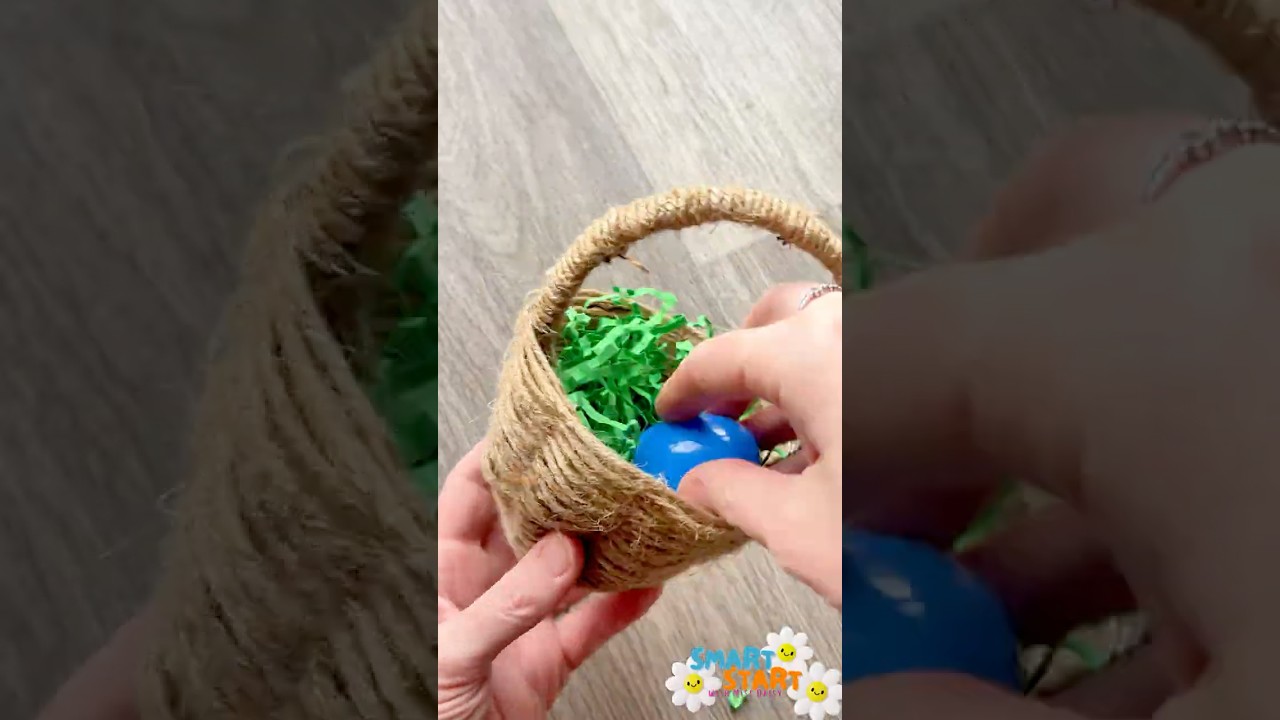 DIY Mini Twine Easter Basket | Smart Start with Miss Daisy