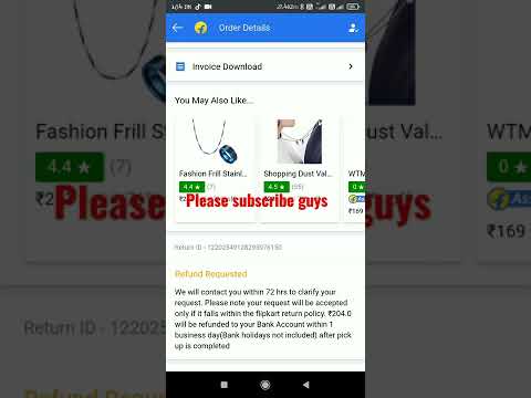 refund request on flipkart rs. 204#shorts #flipkartvideos #youtubeshorts #tricks #shortvideo