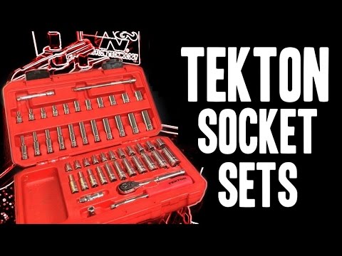 TEKTON Socket Sets - 1/4", 3/8", & Combo Kit (13001, 13101, 13501)