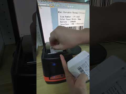 Hoin 3 inch lineless thermal label printer --- More Greener, perfect for coffer,milk tea shop
