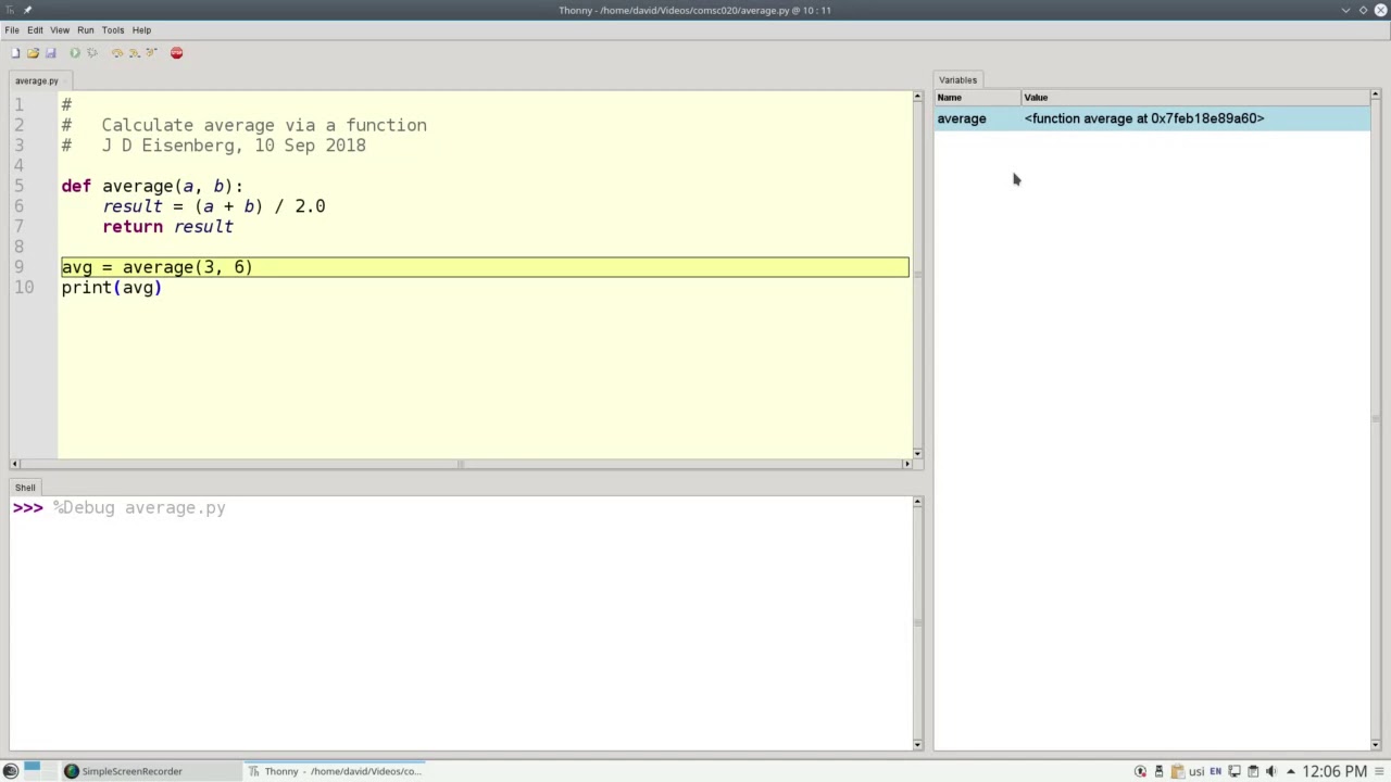 Chapter 6: Functions