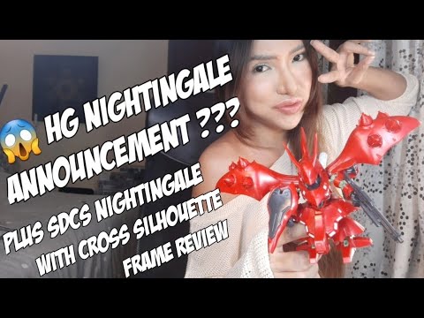 Bandai HG Nightingale news plus SD CS Nightingale with CS Cross Silhouette frame review