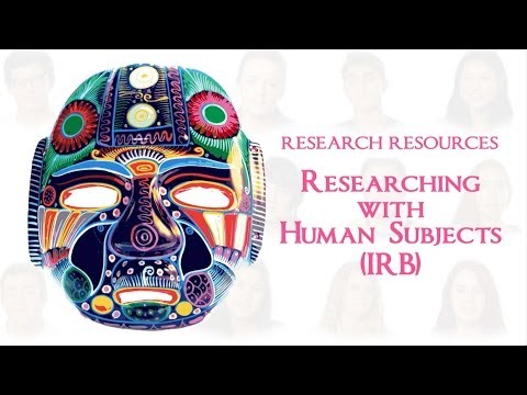 Researching with Human Subjects (IRB)