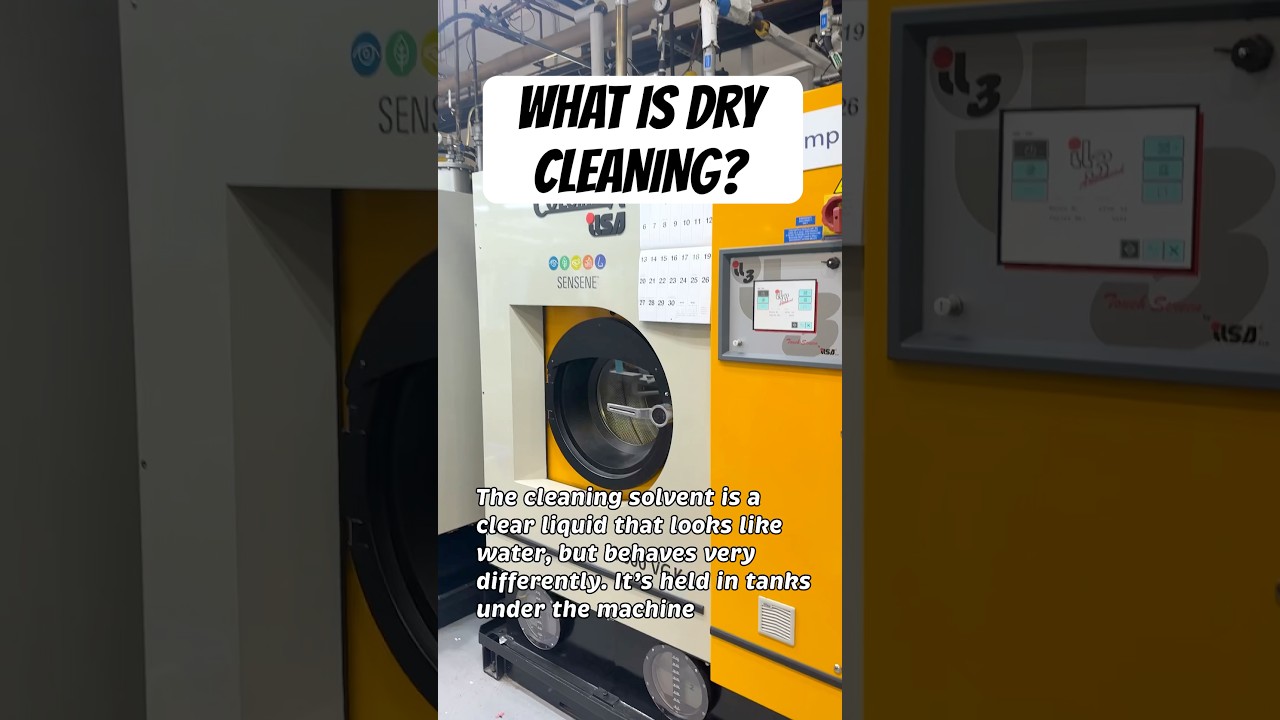 Dry Cleaning Explained By A Dry Cleaner #explained