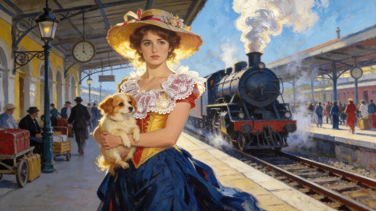 Visual Poems | Claude Monet | Arrival of the Normandy Train 