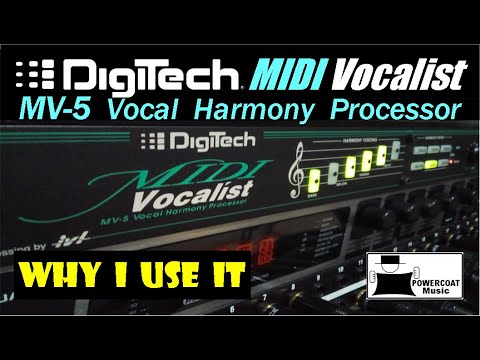 Digitech Midi Vocalist MV-5 Vocal Harmony Processor Rack | Reverb