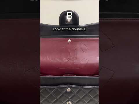 Spot the fake Chanel Classic Flap Bag, better known as the Double Flap Lambskin with Silver Hardware