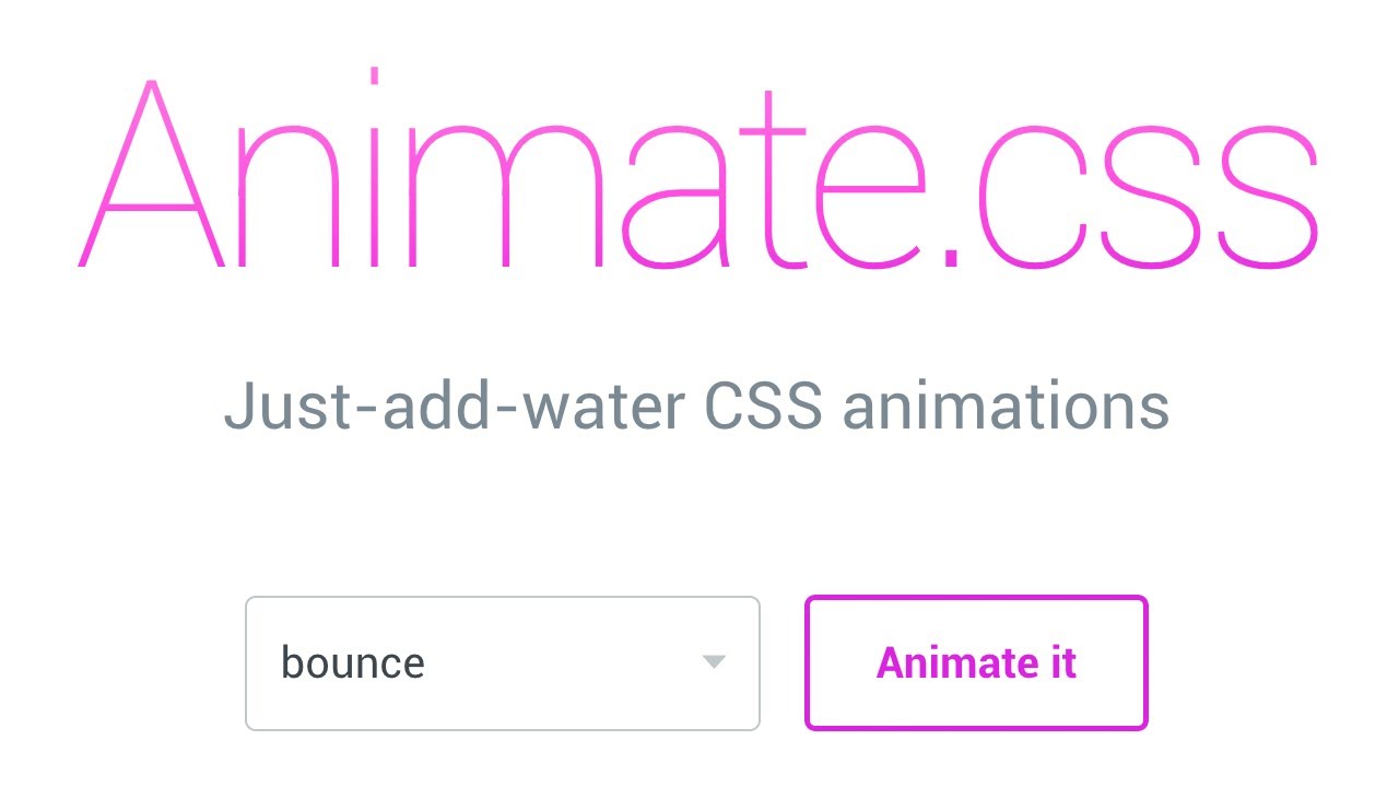 Using Animate.css and jQuery for easy Web Animation
