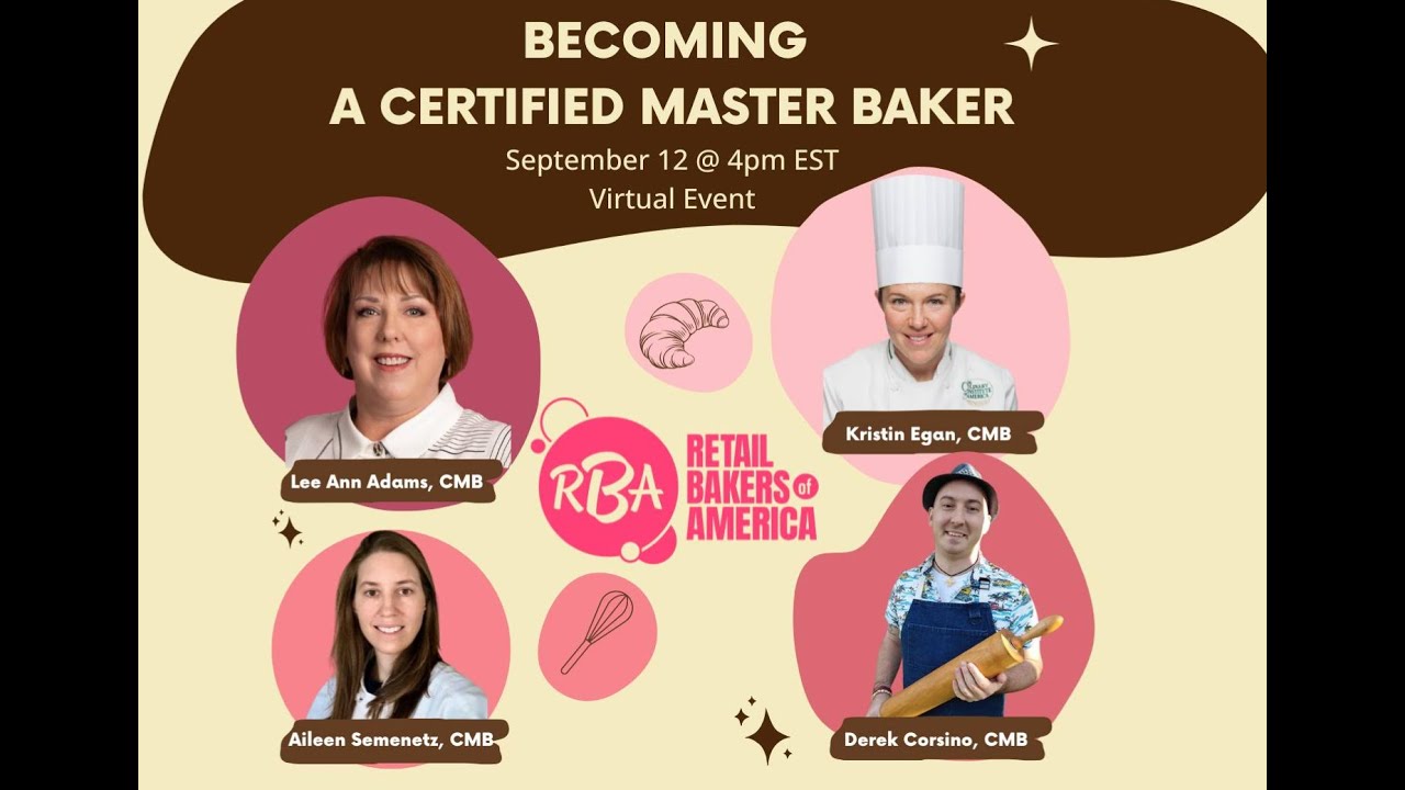 Becoming a Certified Master Baker