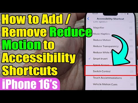 🛠️ How to Add/Remove Reduce Motion to Accessibility Shortcuts on iPhone 16/16 Pro Max 📱 (iOS 18)