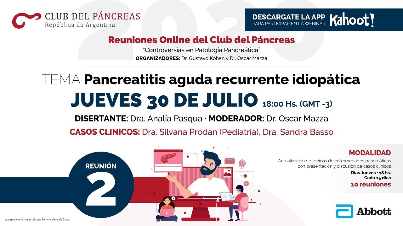 Pancreatitis aguda recurrente idiopática
