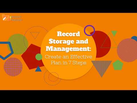 How You Can Develop Efficient Record Storage and Plans in 7 Steps