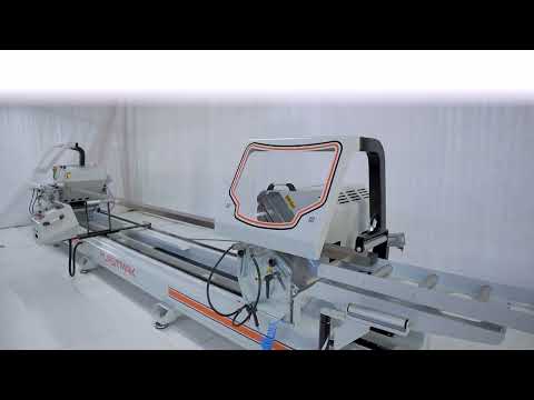 SC 4000S PLUS Aluminum and PVC fully automatic double head miter saw with servo motor 23.6" (Ø600mm)