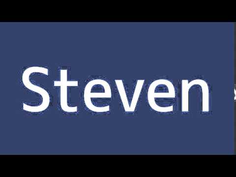 How to say Steven in Spanish