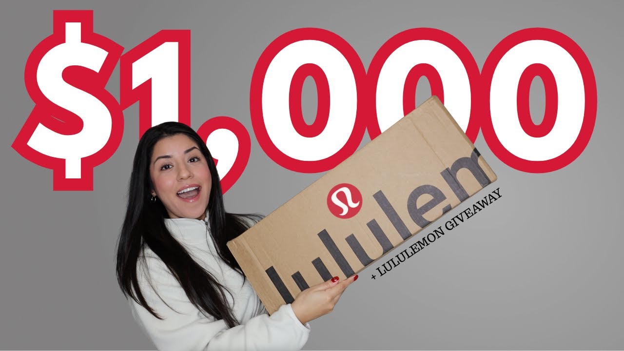 $1,000 LULULEMON HAUL | VLOGMAS 2025