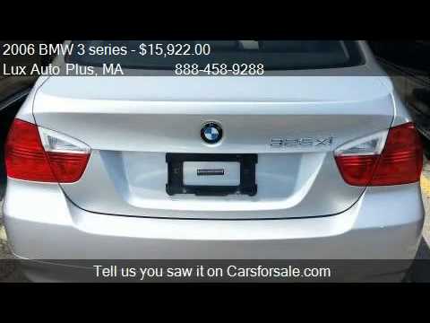 2006 BMW 3 series 325xi 325 XI AWD 6-SPEED MANUAL TWO-OWNERS