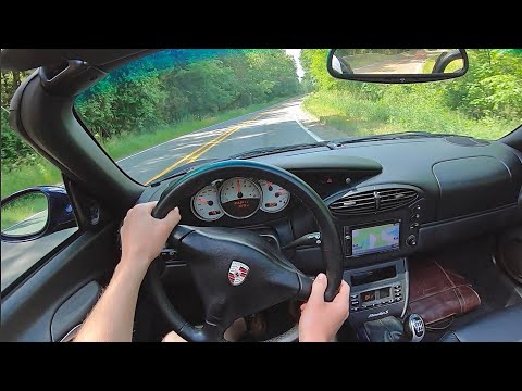 2001 Porsche Boxster S - POV Backroad Blast (Binaural Audio)