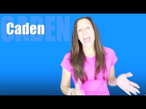 Learn to Spell CADEN Toddler Song | Learn to Talk with Patty Shukla