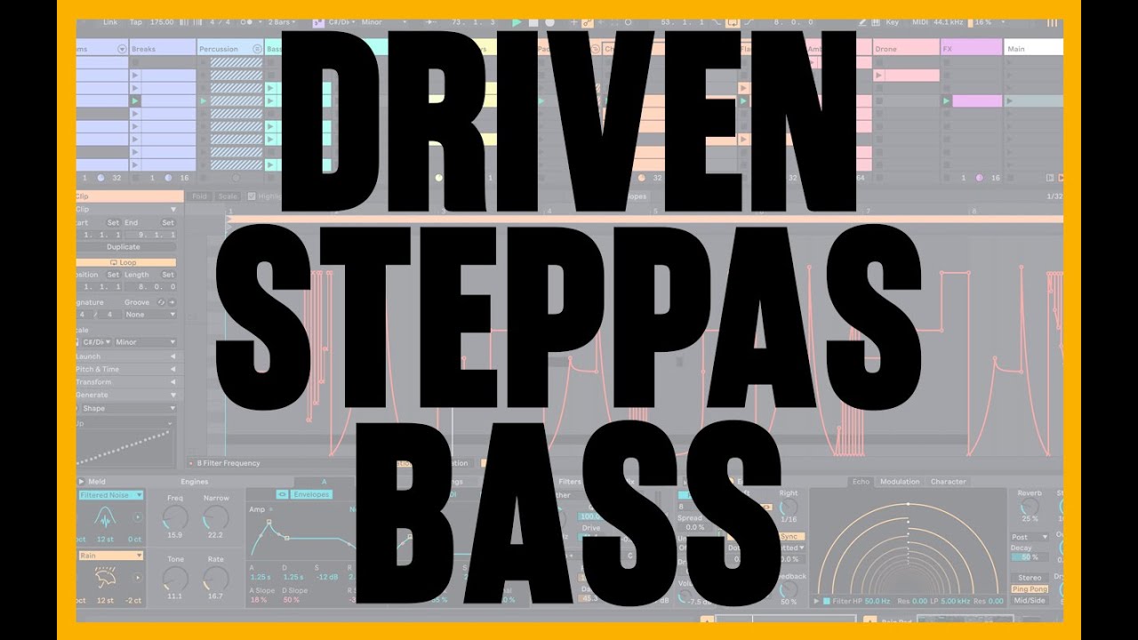 Driven Steppas Bass: Bosh's Ableton Beginner Bits