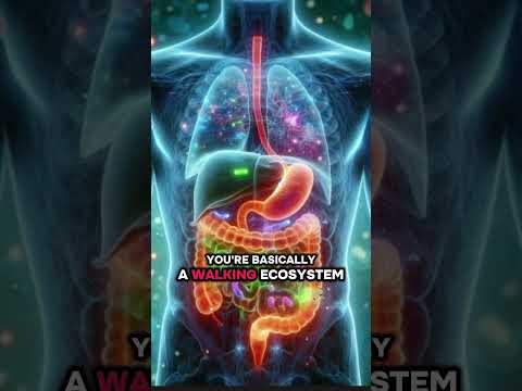 There are more bacterial cells in your gut.You’re not just a person—you’re a whole world.🦠 #story