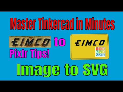 A Historic Logo FAST Pixlr Tinkercad & picsvg SVG tricks in Minutes!
