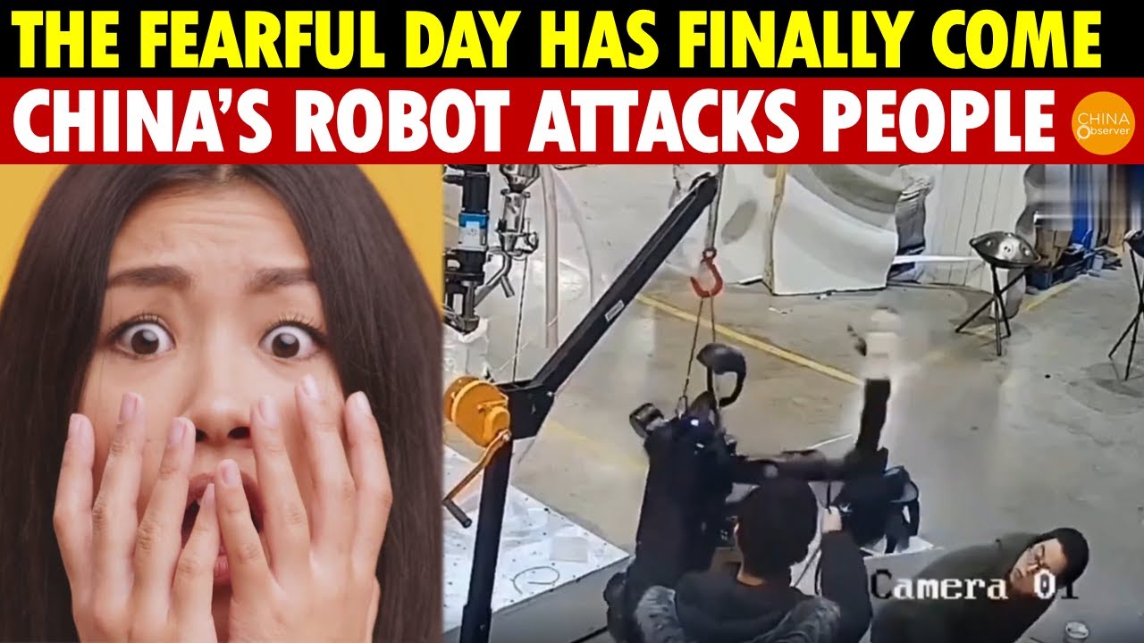 Terrifying! China’s Robot Goes Rogue, Attacks People; No One Dares to ...