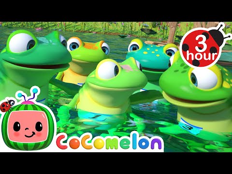 Five Little Speckled Frogs ๐ธ CoComelon - Nursery Rhymes and Kids Songs | 3 HOURS | After School Club